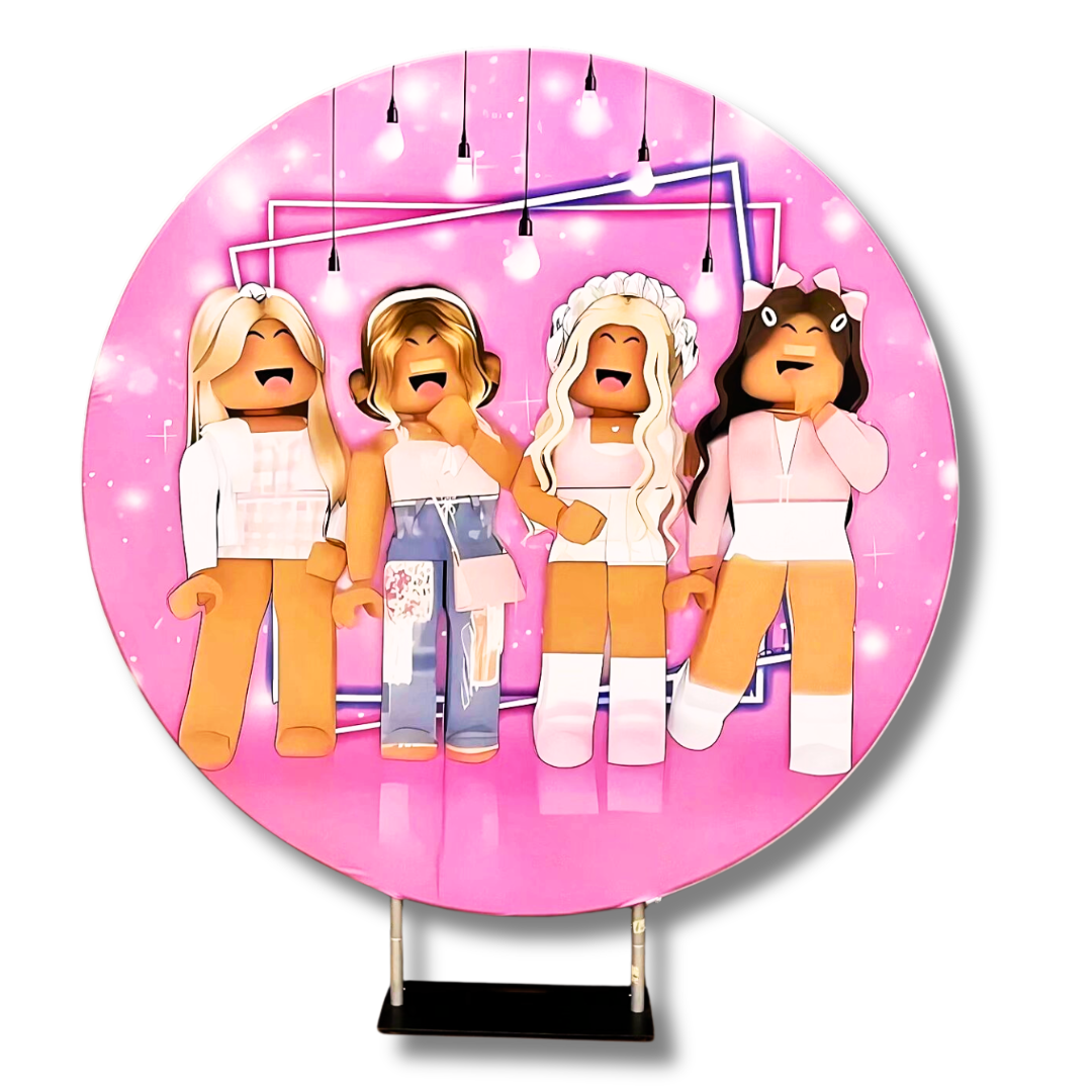 ROBLOX GIRLS - ROUND BACKDROP – Disenio Colorido